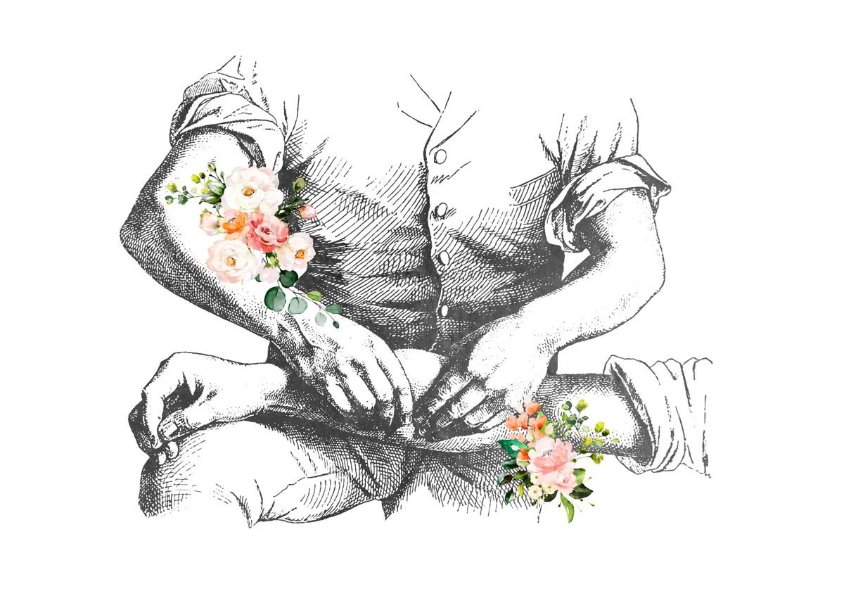 'Forearm Massage' Poster, picture, metal print, paint by Aged Pixel ...