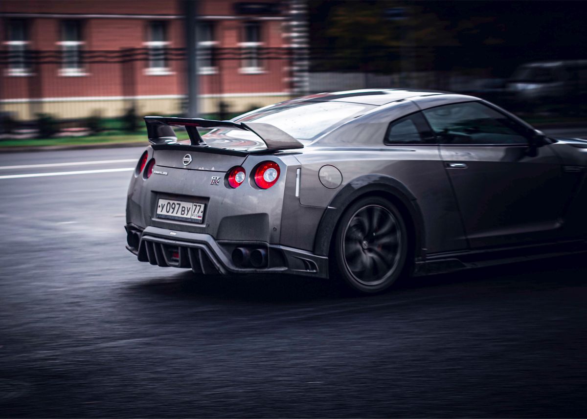 'GTR street racer' Poster, picture, metal print, paint by Aiden Tells ...