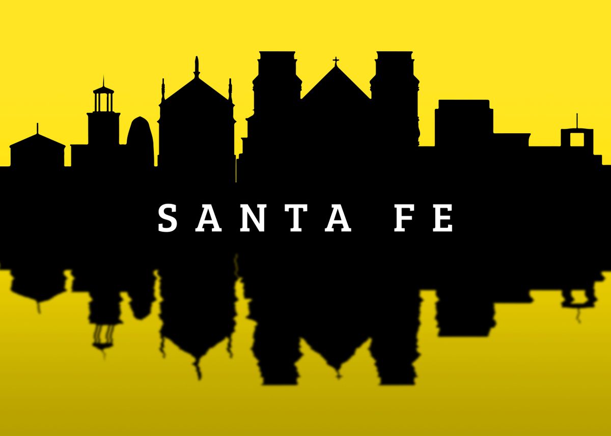 'Santa Fe' Poster, picture, metal print, paint by Wasi Blond | Displate