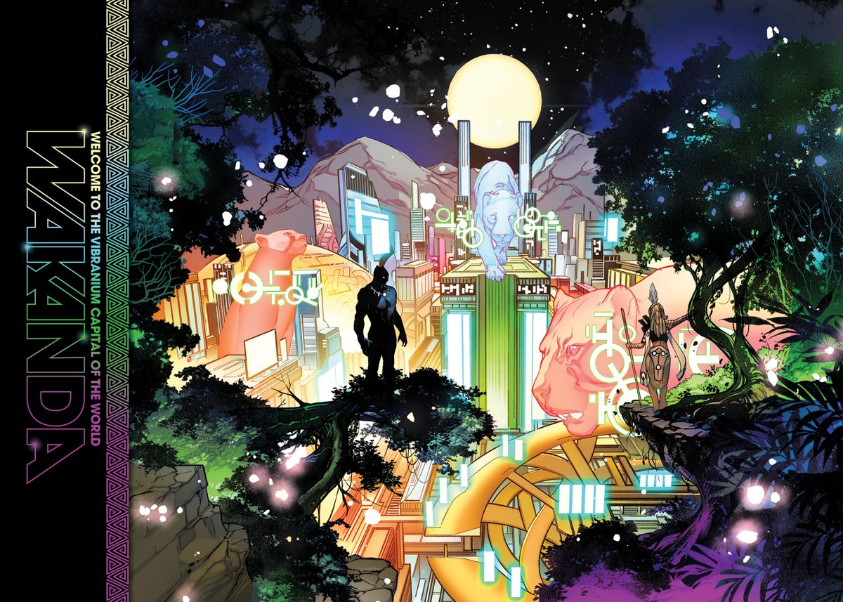 'Wakanda' Poster, picture, metal print, paint by Marvel | Displate