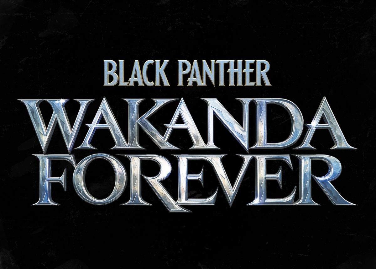 'Wakanda Forever logo' Poster, picture, metal print, paint by Marvel ...
