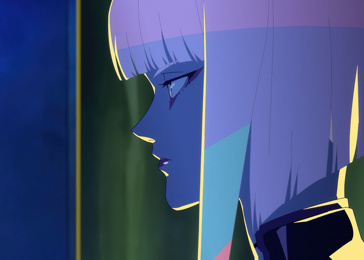 'Lucy Side Portrait' Poster, picture, metal print, paint by Cyberpunk ...