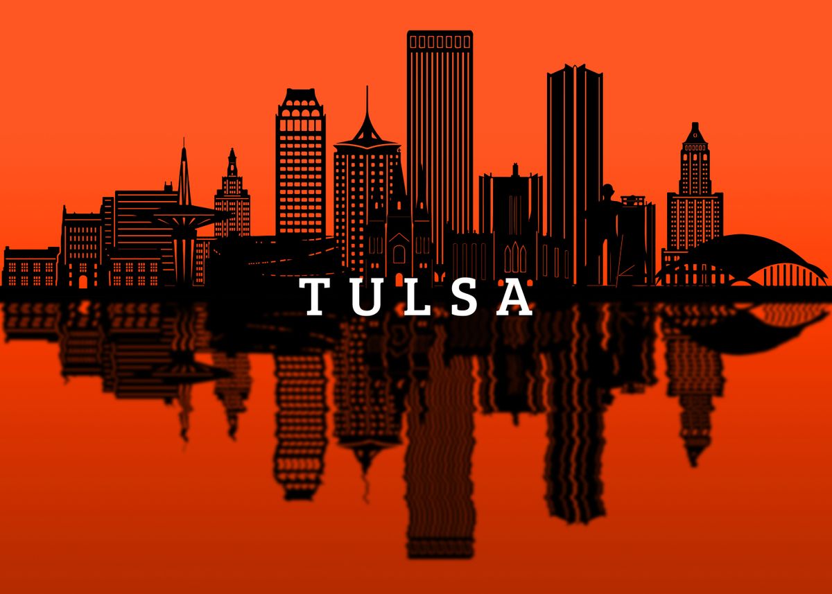 'Tulsa' Poster, picture, metal print, paint by Wasi Blond | Displate