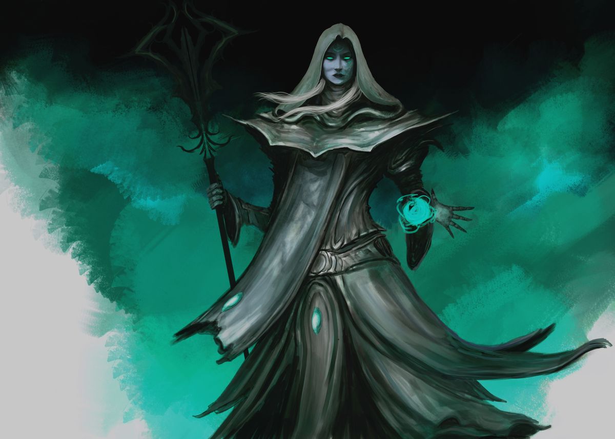 'Necro' Poster, picture, metal print, paint by chrisnazgul | Displate