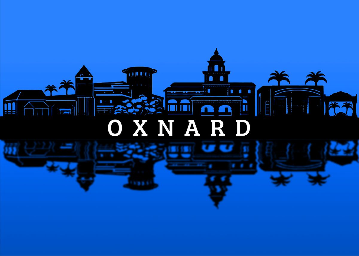 'Oxnard' Poster, picture, metal print, paint by Wasi Blond | Displate