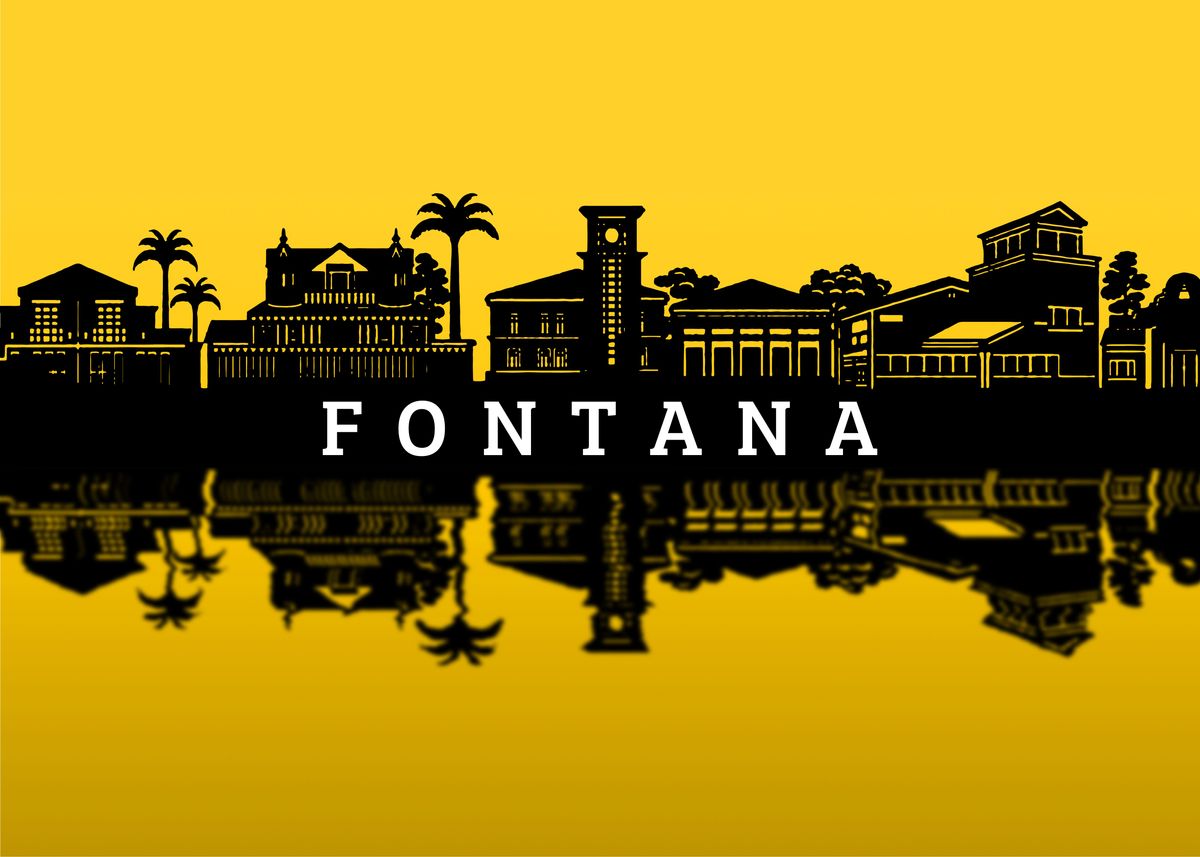 'Fontana' Poster, picture, metal print, paint by Wasi Blond | Displate