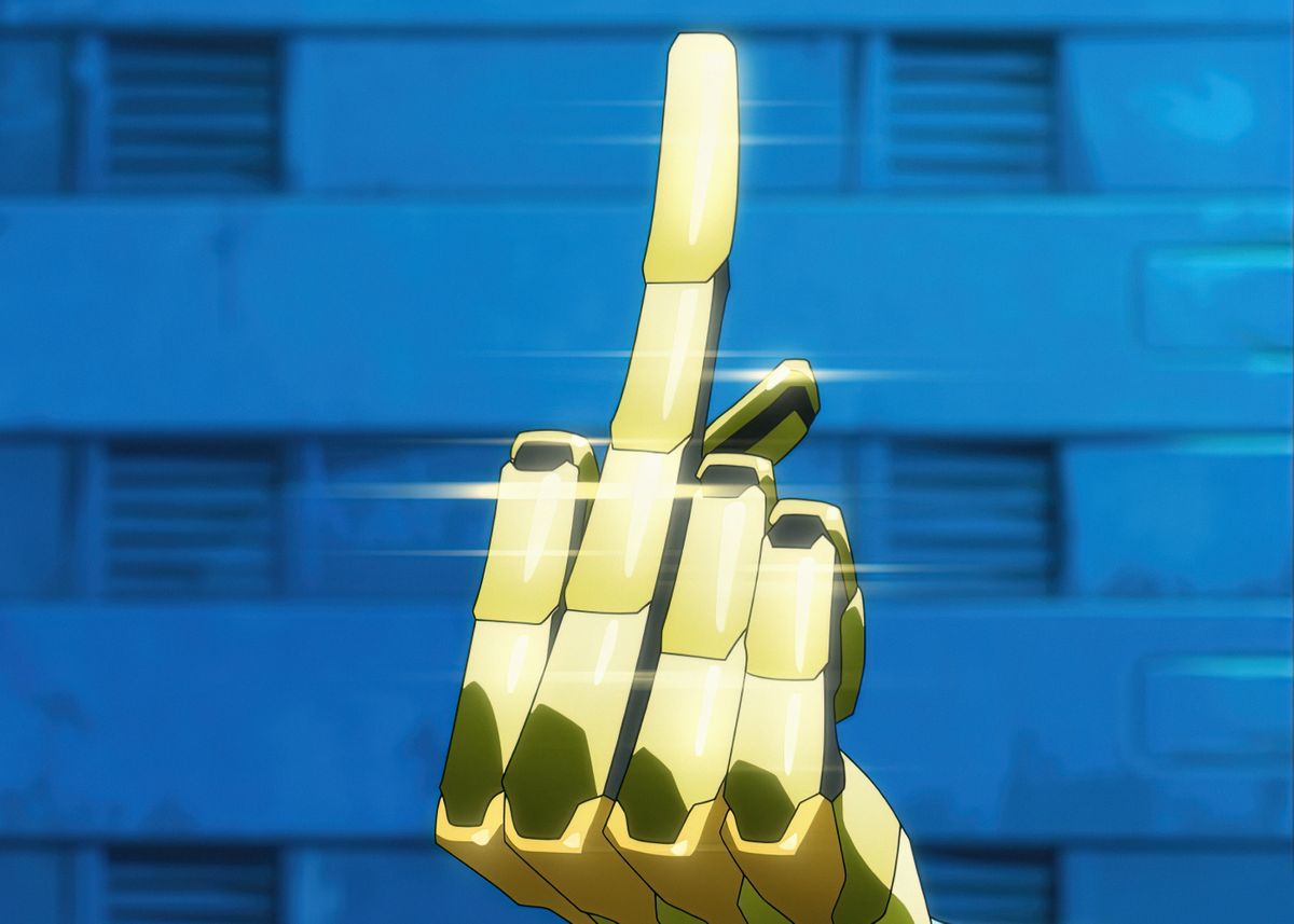 'Gold Finger' Poster, picture, metal print, paint by Cyberpunk 2077 ...