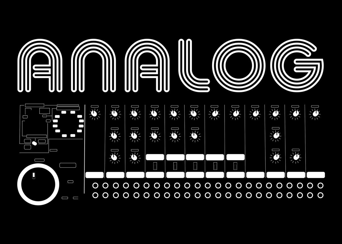 'Modular Synthesizer' Poster, picture, metal print, paint by ...