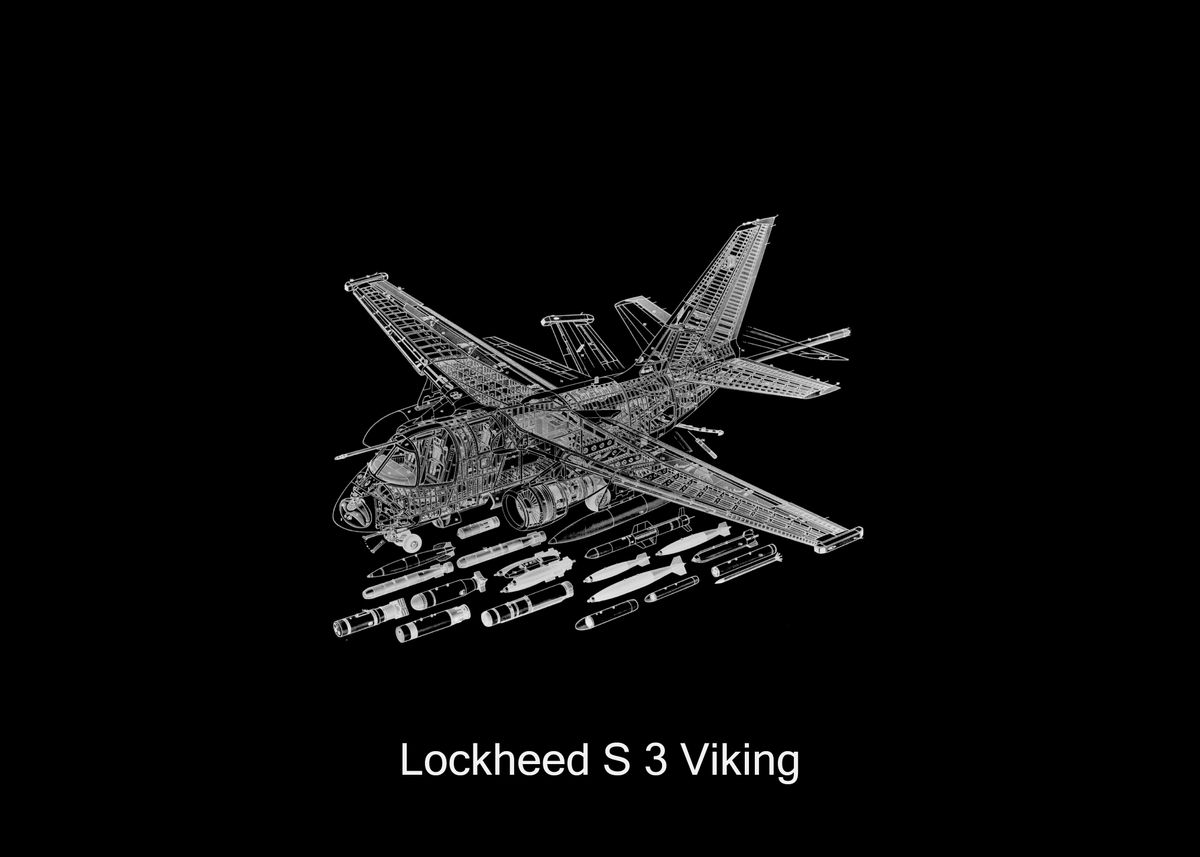 'Lockheed S 3 Viking ' Poster by Spring Flower | Displate