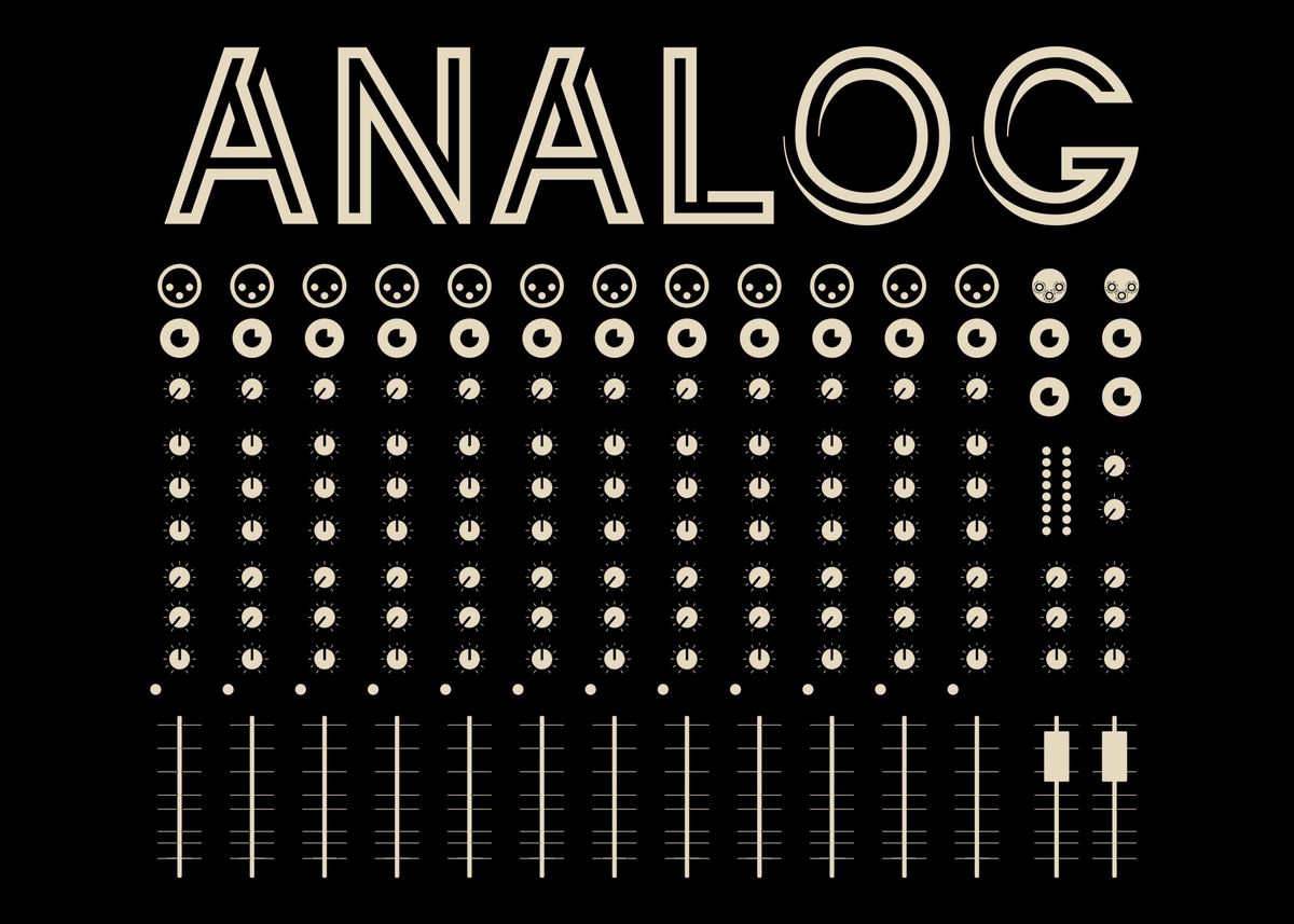 'Modular Synthesizer' Poster, picture, metal print, paint by ...