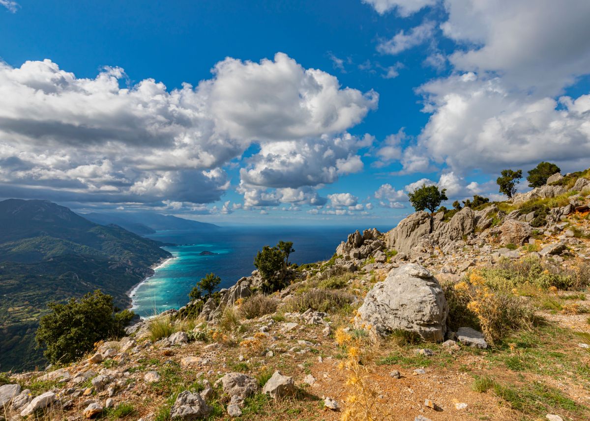 'Sea landscape Greek Island' Poster, picture, metal print, paint by ...