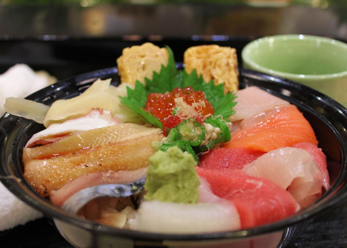 'Sashimi' Poster, picture, metal print, paint by Rijis Art | Displate