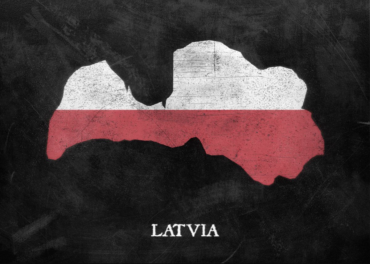 'Latvia' Poster by Moon Soul | Displate