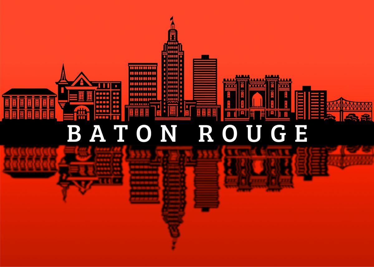 'Baton Rouge' Poster, picture, metal print, paint by Wasi Blond | Displate