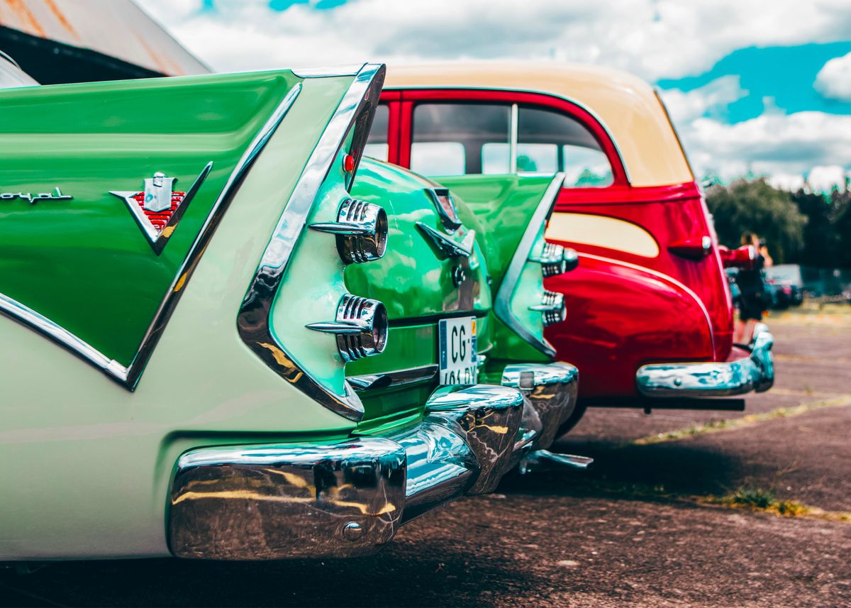 'American muscle classic' Poster, picture, metal print, paint by Aiden ...