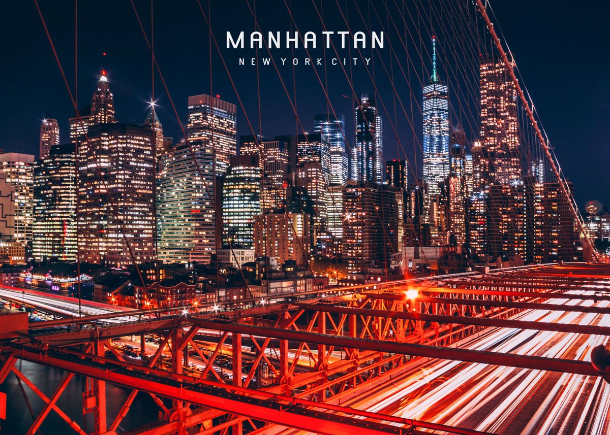 'Manhattan ' Poster by Explore Universe | Displate
