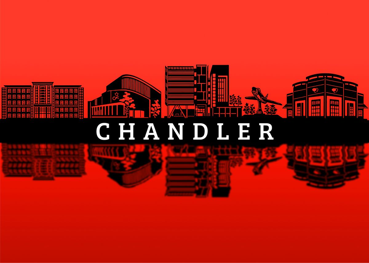 'Chandler' Poster, picture, metal print, paint by Wasi Blond | Displate