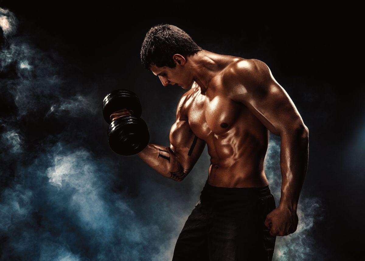 'Gym Bodybuilding Sport 39' Poster, picture, metal print, paint by ...