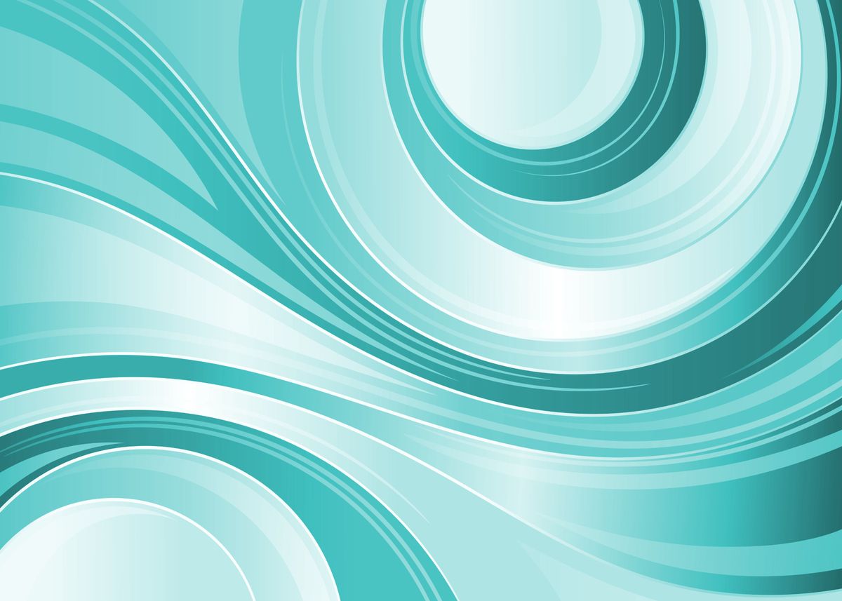 'Abstract cyan' Poster by The Diamond | Displate