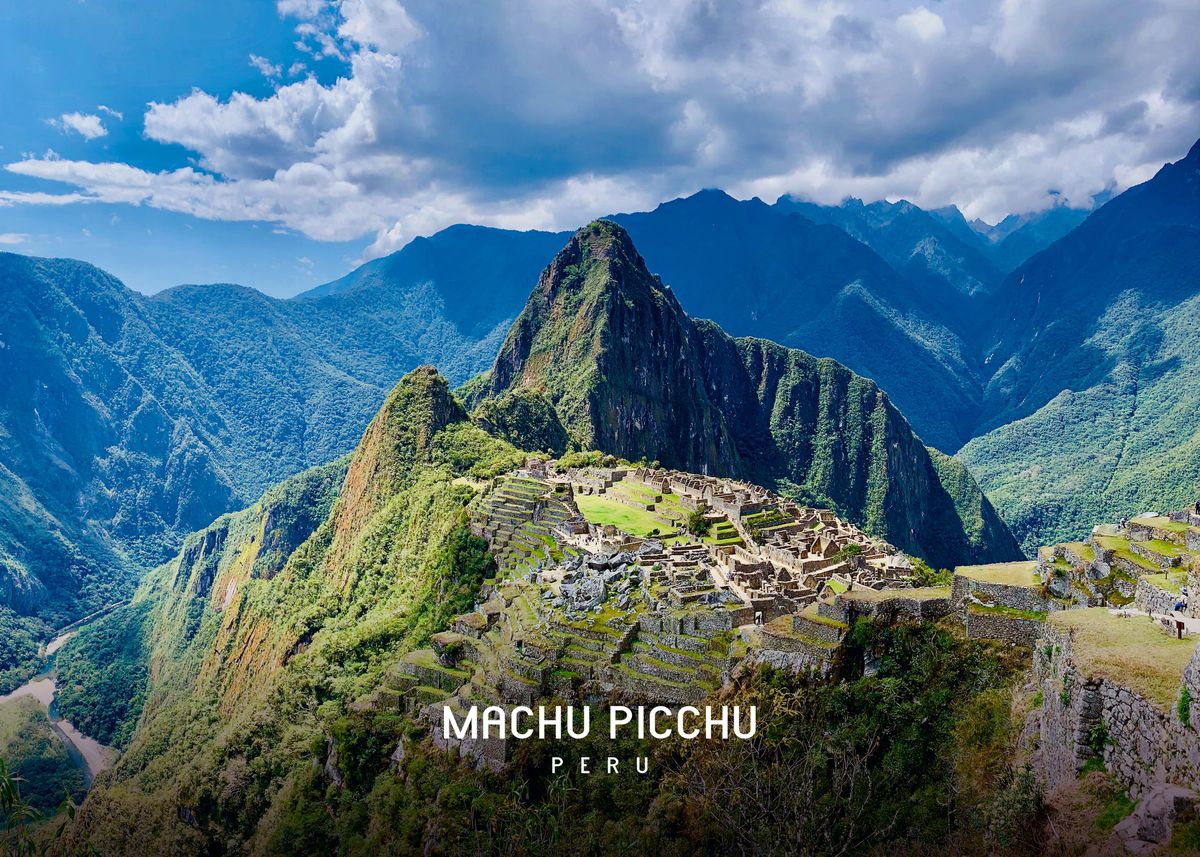 'Machu Picchu ' Poster, picture, metal print, paint by Big City | Displate