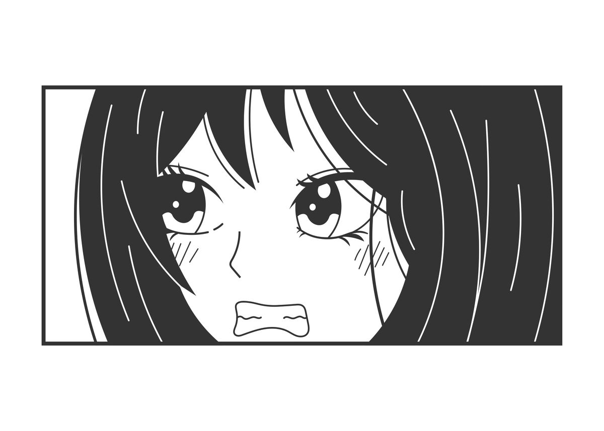 Angry Girl Cartoon Japanese