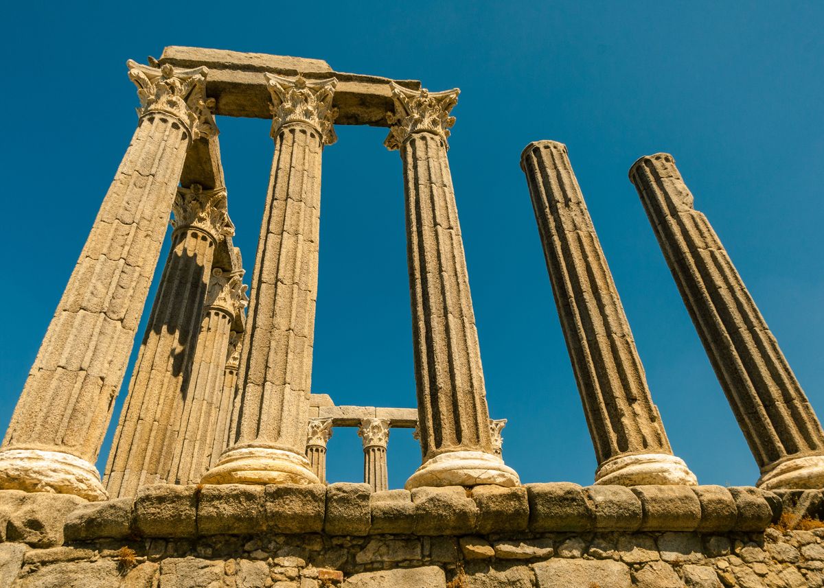 'Evora Roman Temple IV' Poster by Marco Moroni | Displate