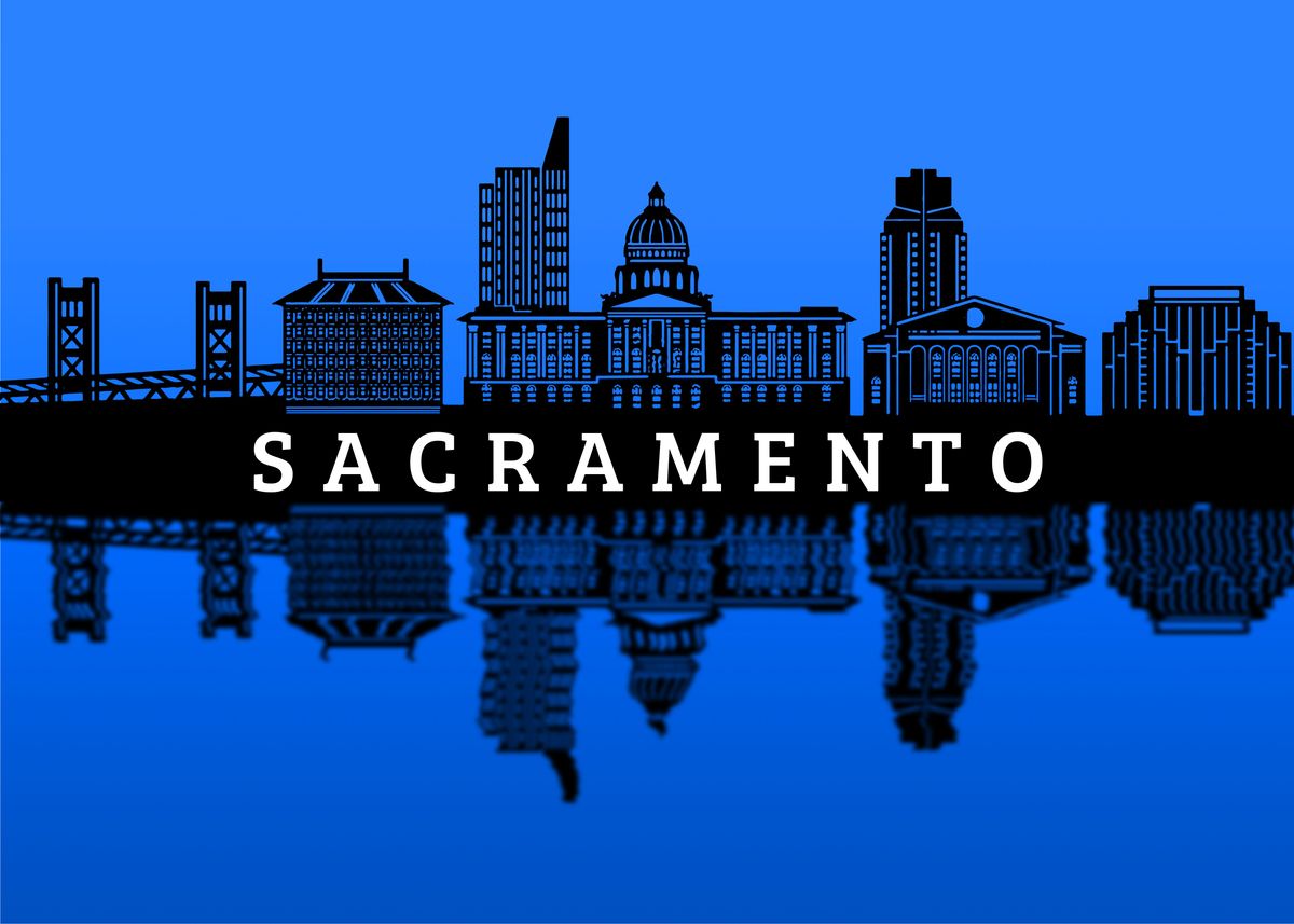 'Sacramento' Poster, picture, metal print, paint by Wasi Blond | Displate