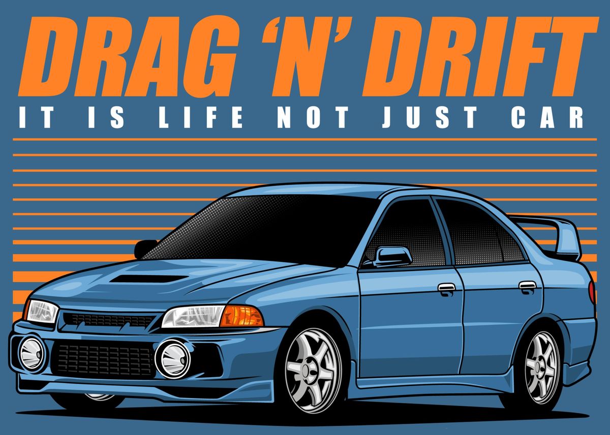 'Japanese Car' Poster by Nae | Displate