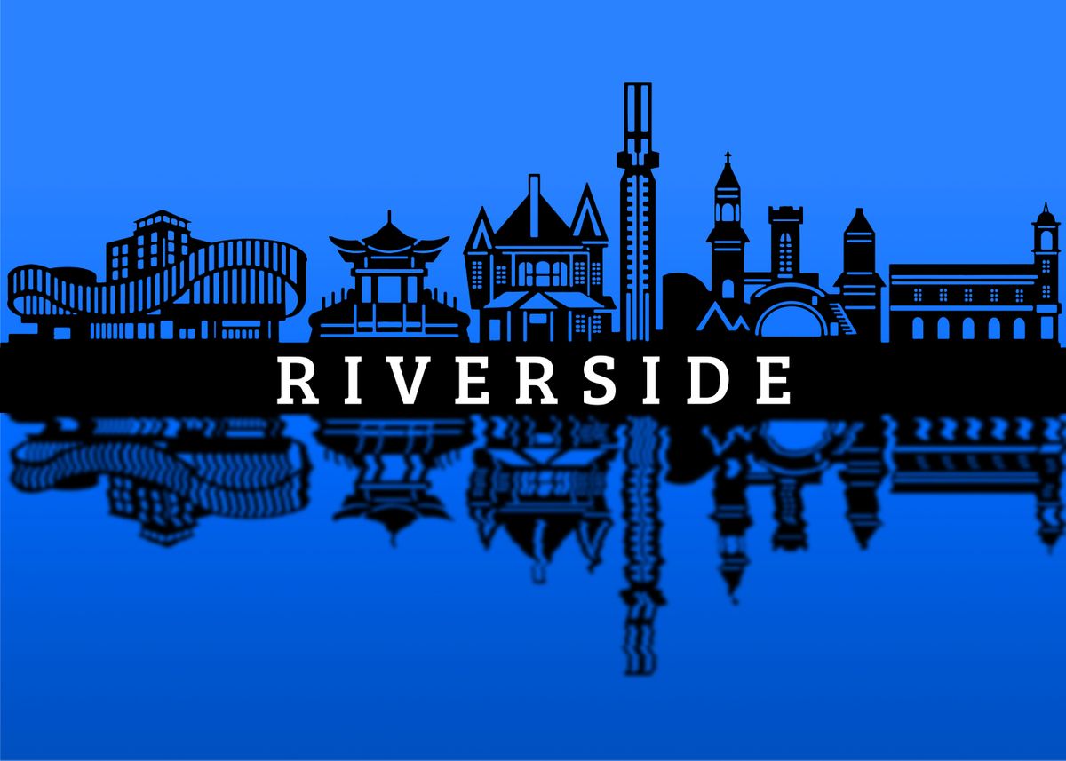 'Riverside' Poster, picture, metal print, paint by Wasi Blond | Displate