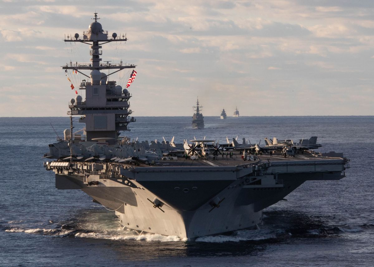 'Aircraft Carrier' Poster, picture, metal print, paint by Conceptual ...