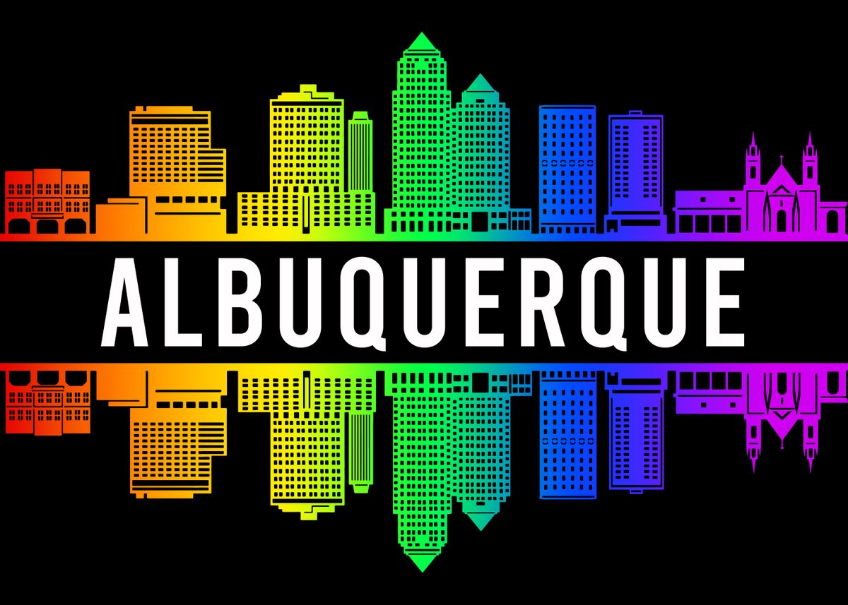 'Albuquerque' Poster, picture, metal print, paint by Kwong Han | Displate
