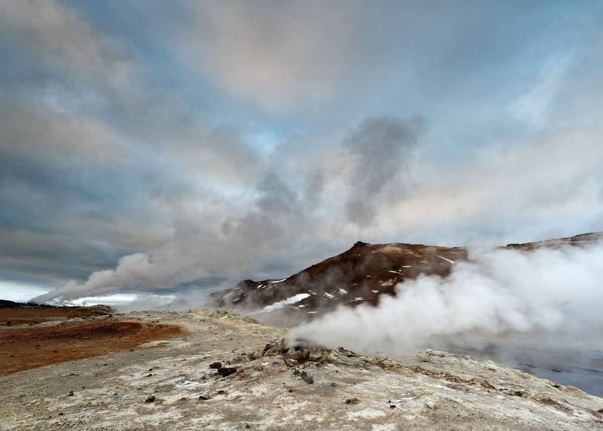 'Geothermal' Poster, picture, metal print, paint by Ralf Lehmann | Displate
