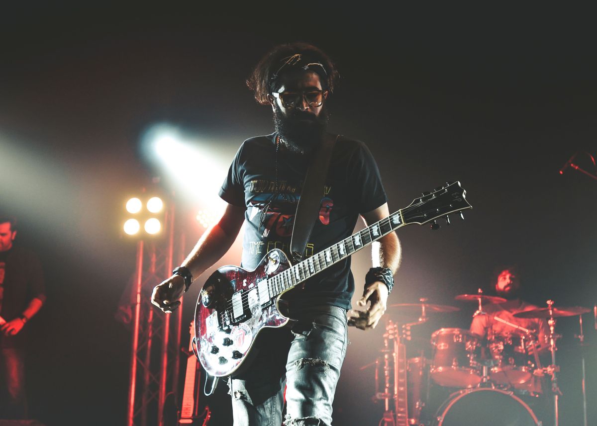 'Rock Band Performance ' Poster, picture, metal print, paint by Sam ...