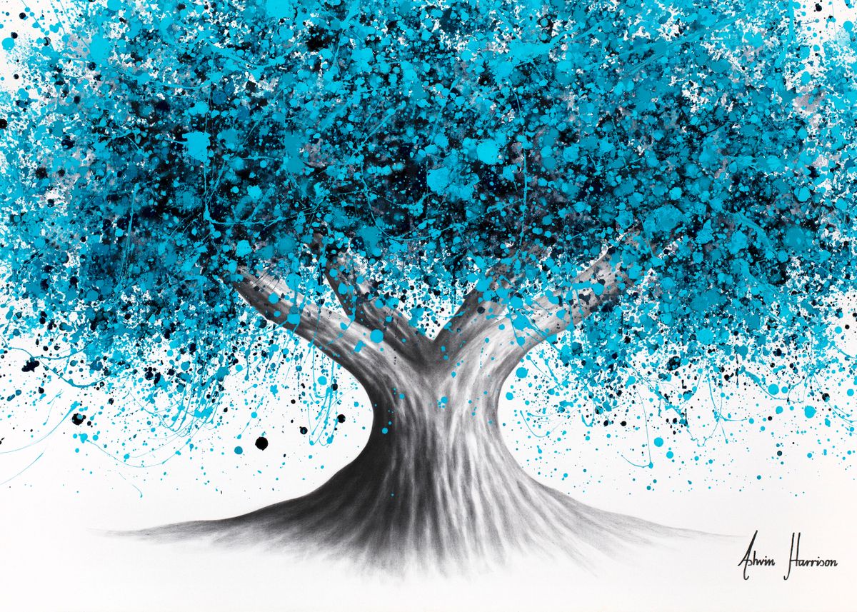 'Noosa Lakes Tree' Poster, picture, metal print, paint by Ashvin ...