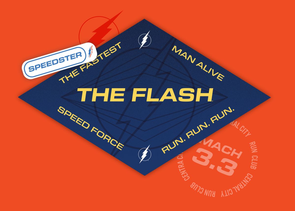 'The Fastest Man Alive' Poster by DC Comics | Displate