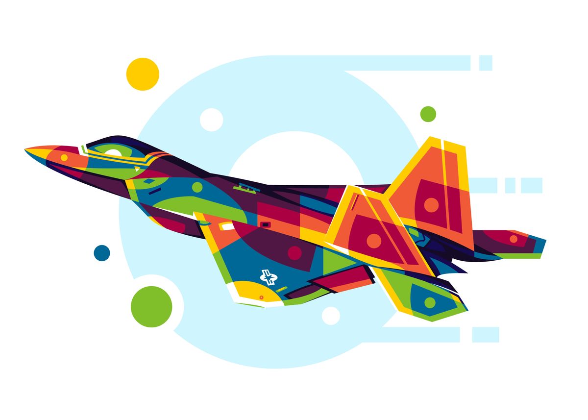 'F22 Raptor' Poster, picture, metal print, paint by Lintang Wicaksono ...