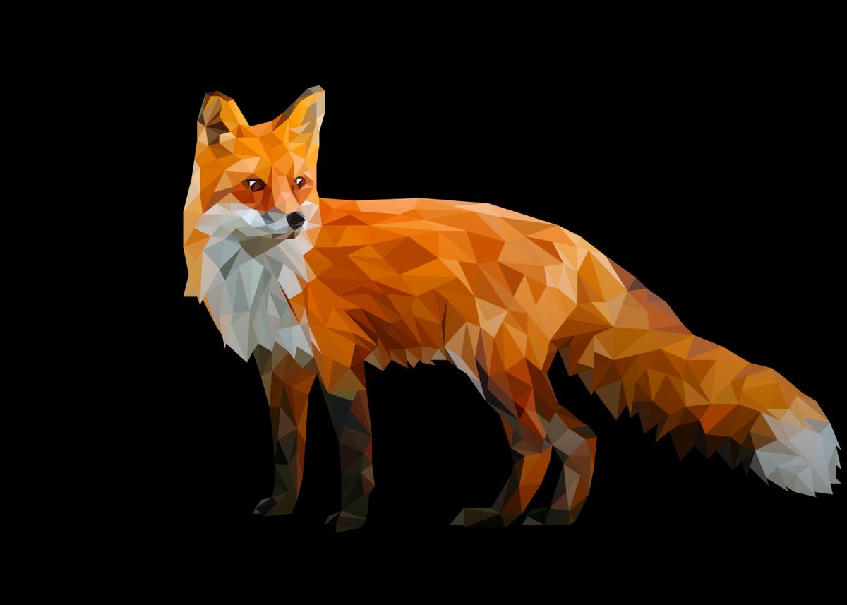 'Fox' Poster by dung nguyen | Displate