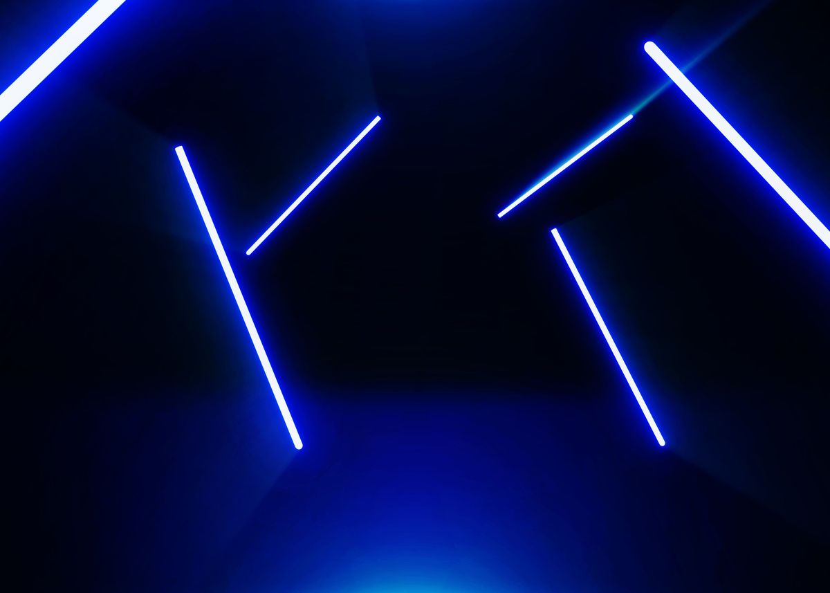 'Neon retro style 80s' Poster by Patchakorn Phom-in | Displate