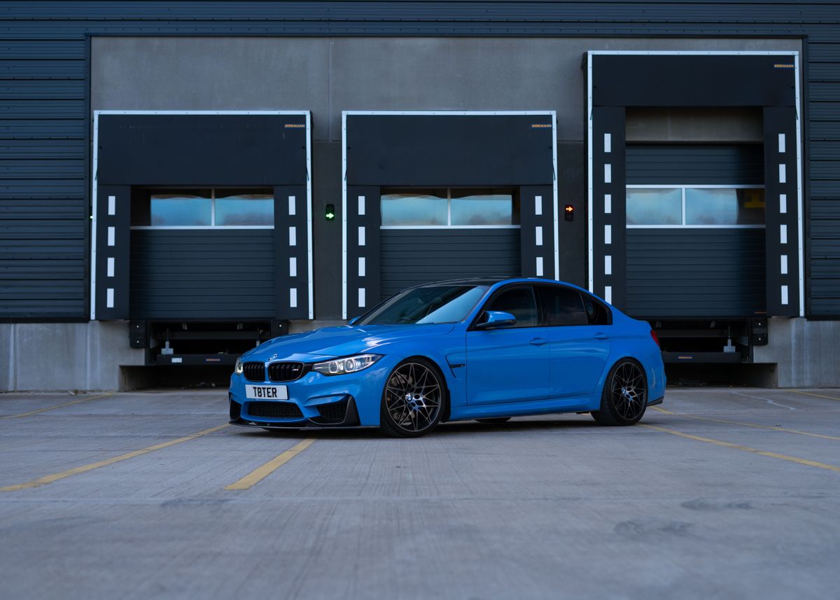 'BMW F80 M3' Poster, picture, metal print, paint by vividdepth | Displate