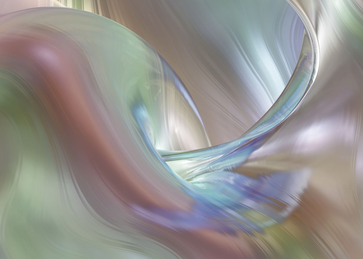 'Holo Shell 18' Poster, picture, metal print, paint by Andrew ...