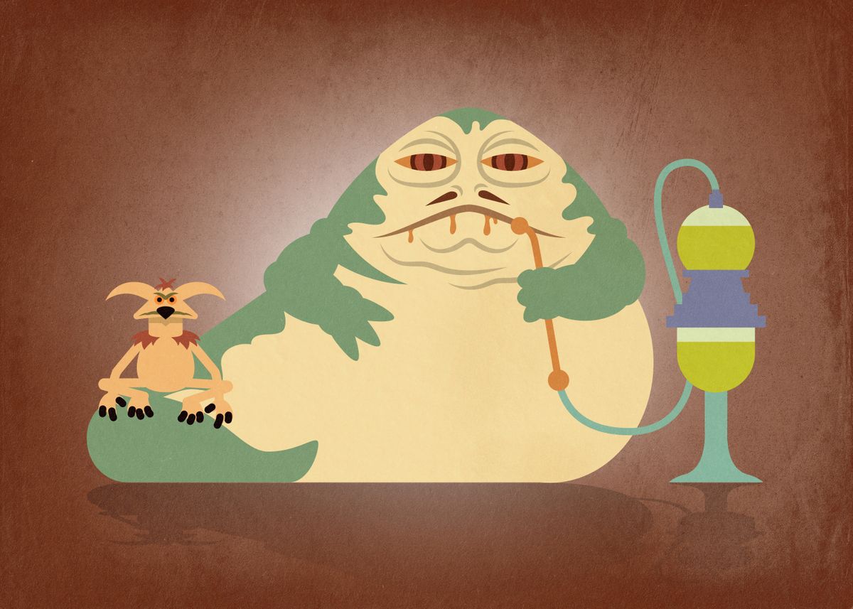 'Jabba' Poster by Star Wars | Displate