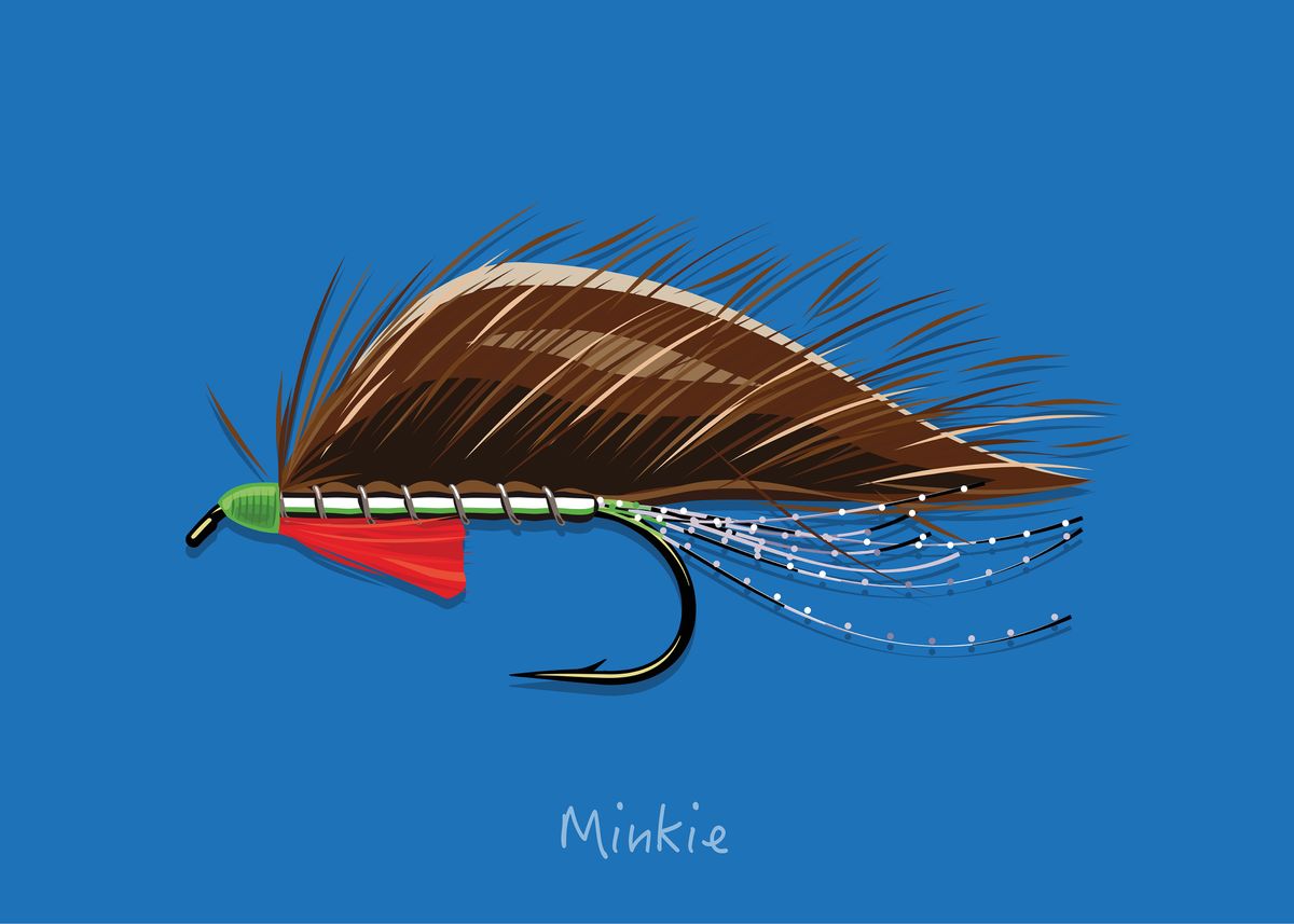 'Minkie' Poster, picture, metal print, paint by Angling Knots | Displate