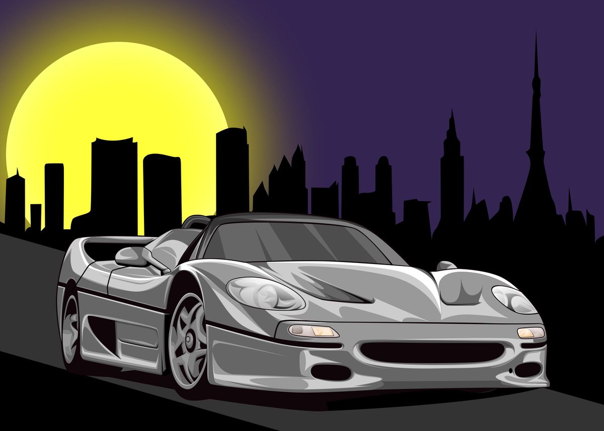 'Sport cars design' Poster, picture, metal print, paint by Asran Vektor ...
