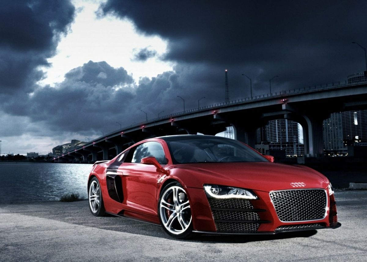 'Audi ' Poster, picture, metal print, paint by Wolf Einstein | Displate