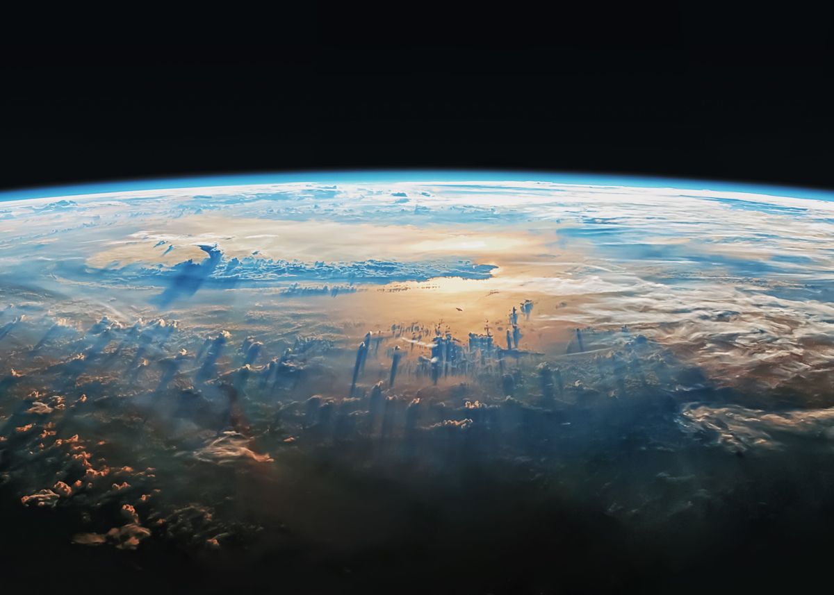 'The Orbit' Poster by Mango Art | Displate