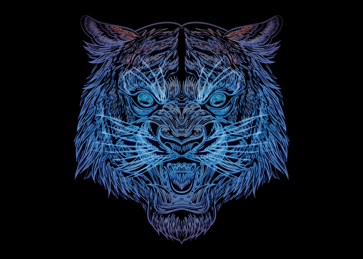 'TIGER ' Poster by ad yosef | Displate
