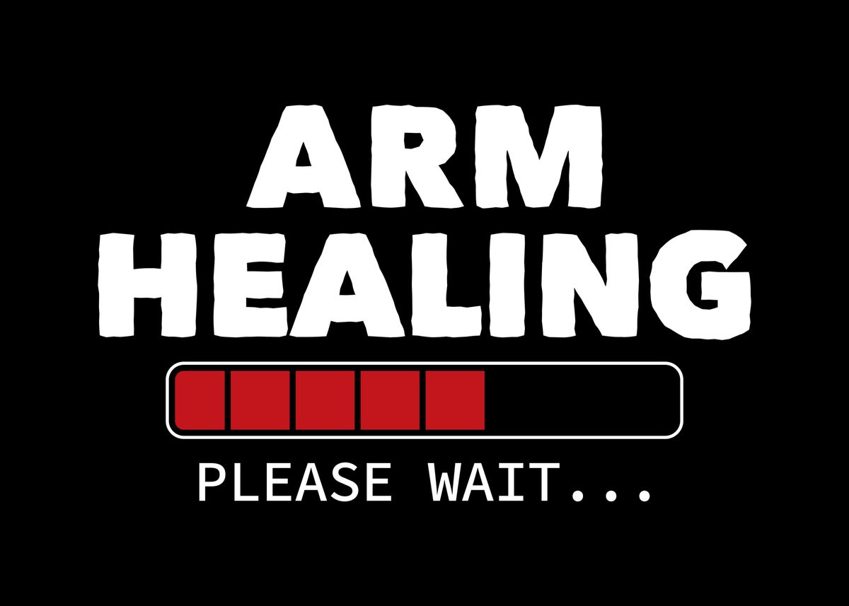 'Broken Arm' Poster by Sebastian Wünsche | Displate