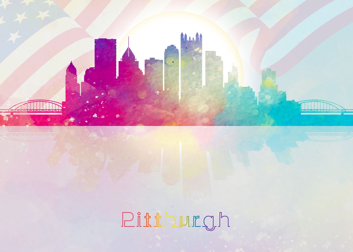 'Pittburgh' Poster by Farwell Florentino | Displate