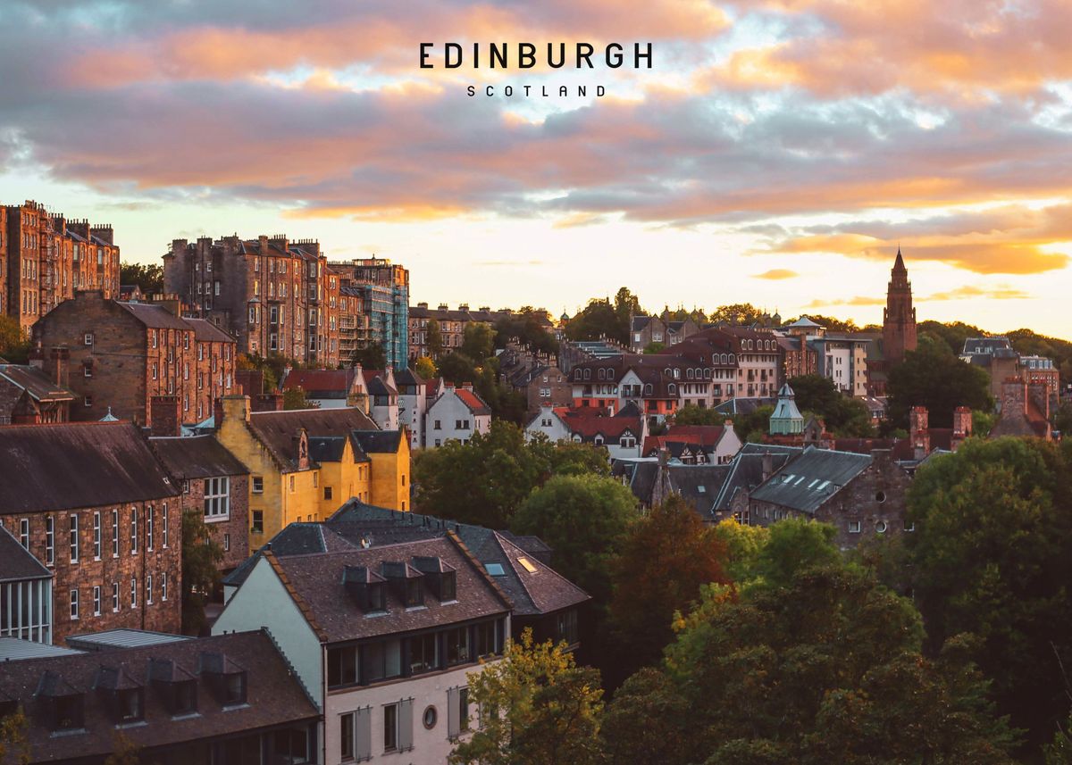 'Edinburgh ' Poster by Explore Universe | Displate