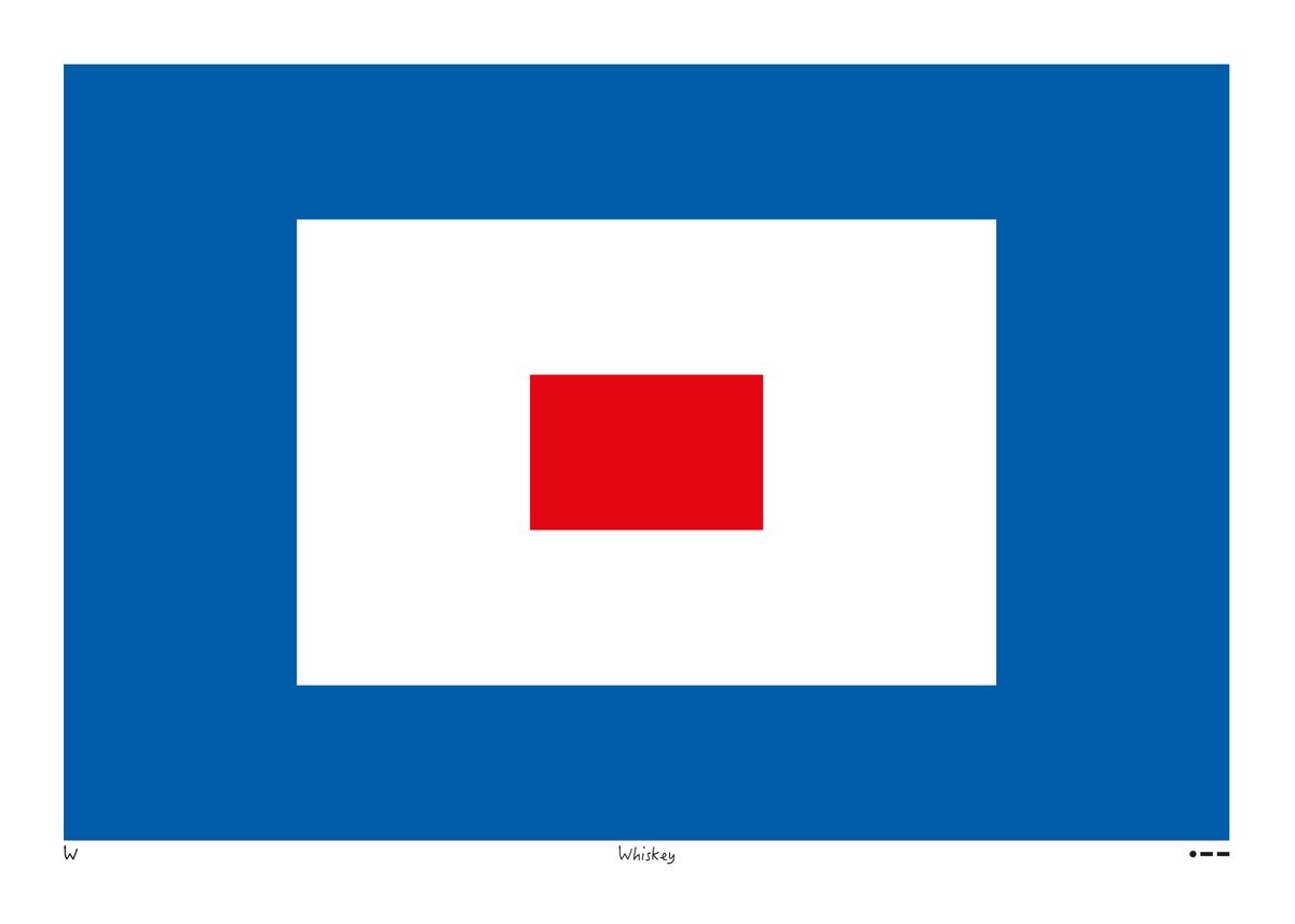 'Maritime Flags ' Poster, picture, metal print, paint by Angling Knots ...